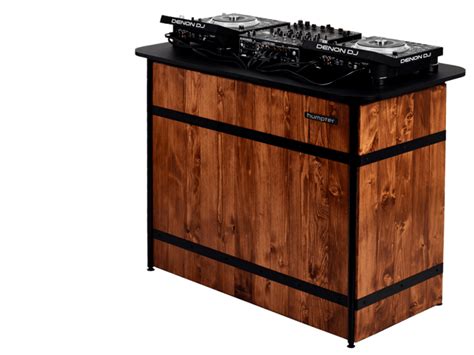 Wooden Mobile Dj Booth Move Wd Humpter Uk Ready In 20 Seconds