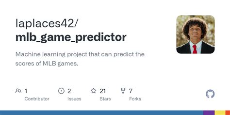 Github Laplaces42mlbgamepredictor Machine Learning Project That