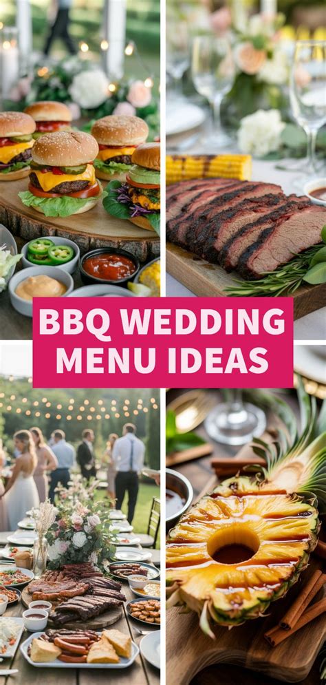 15 Cool Bbq Wedding Menu Ideas Your Guests Will Love Bbq Wedding Bbq
