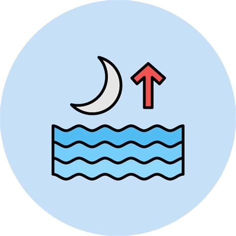 Premium Vector High Tide Flat Illustration