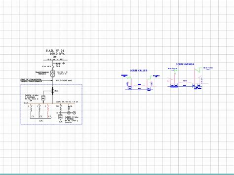 Diagrama Unifilar Y Cuadro De Cargas En Dwg 309 Mb Librería Cad