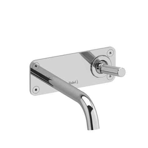 Riobel Riu Wall Mount Bathroom Faucet With Knurled Lever Handles