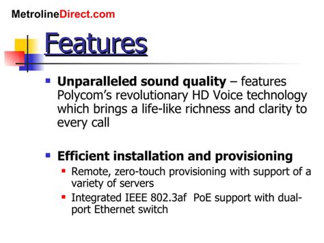 Polycom Soundpoint Ip 650 Ppt
