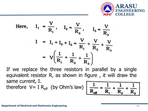 Electric Circuits And Network Theorems PPT