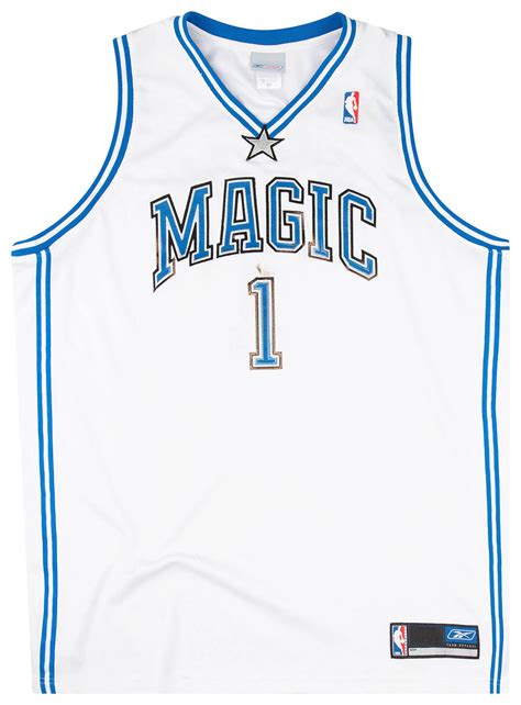 2003 04 Authentic Orlando Magic Mcgrady 1 Reebok Jersey Home Xxl