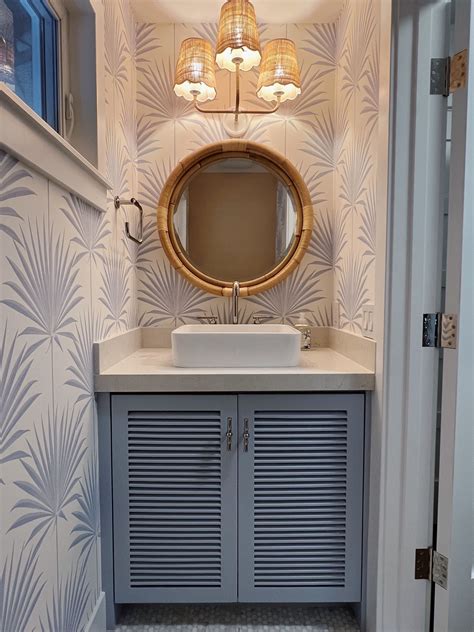 Powder Room With Bamboo Pull Artofit