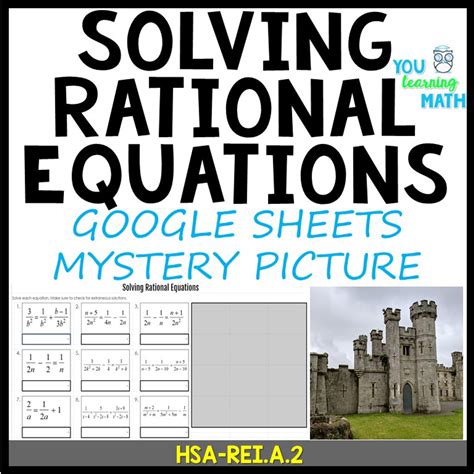 Free Solving Rational Equations Worksheet Download Free Solving