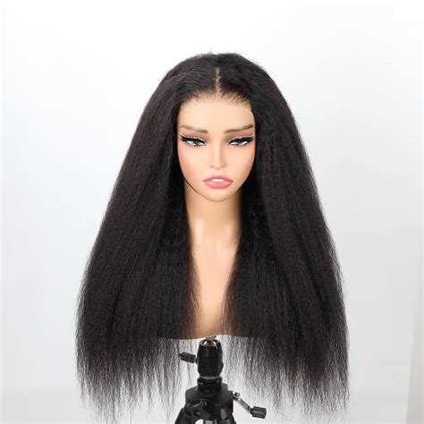 Glueless Wig Lumiere Hair Pre Cut Kinky Straight Glueless Hd 6x44x4