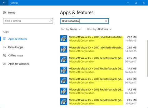 microsoft visual c 재배포 가능 패키지 faq 및 다운로드