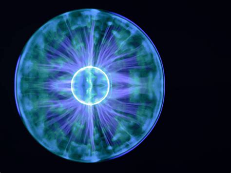 Electricity Orb Background Lightning Electric Vector Background