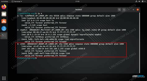 Linux Create Virtual Network Interface Linux Tutorials Learn Linux Configuration