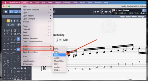 How To Export Midi From Guitar Pro An Illustrated Guide Traveling