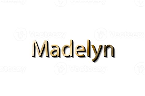 Madelyn Name 3d 15733247 Png