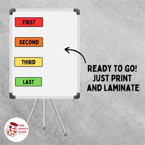 Following Directions Visual Cards Step By Step Classroom Routines
