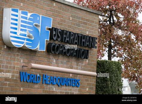 A Logo Sign Outside Of The Headquarters Of The Us Farathane Corporation In Auburn Hills