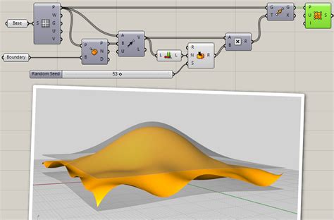 random wave parametric design generative design grasshopper rhino