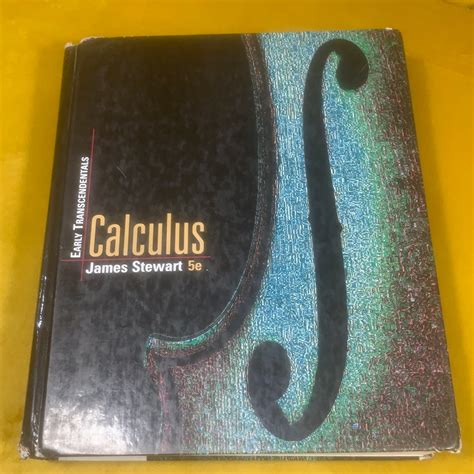 Calculus Early Transcendentals Non Infotrac Version By James Stewart