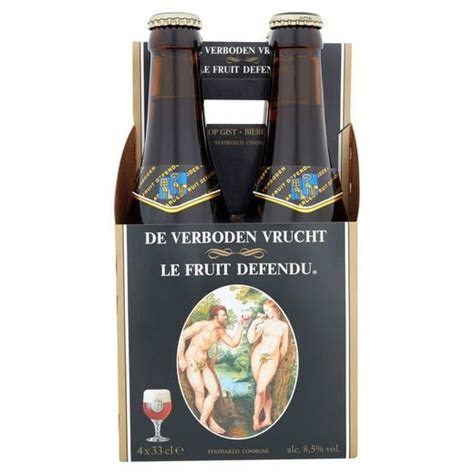 Hoegaarden Bier Op Gist De Verboden Vrucht Flessen X Cl