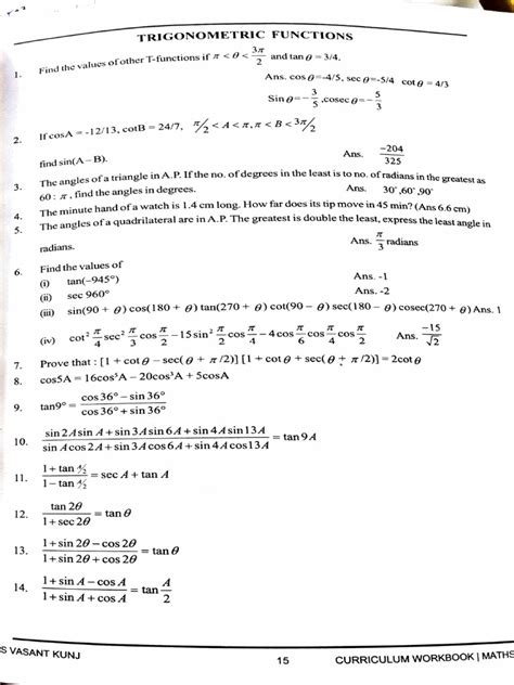 Dps Trig Workbook Pdf