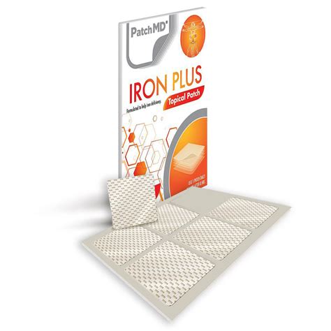 Patchmd Iron Plus Topical Patch 30 Daily Patches