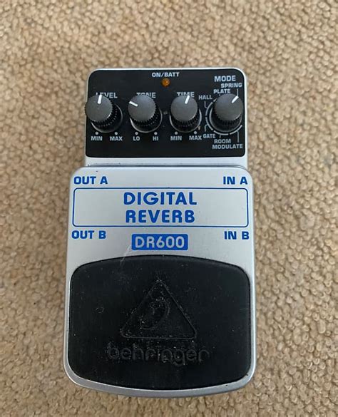 Behringer Dr600 Digital Reverb Pedal Rock Stock Stores