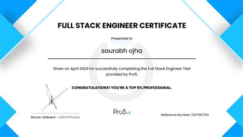 saurabh ojha on linkedin fullstackengineer certification