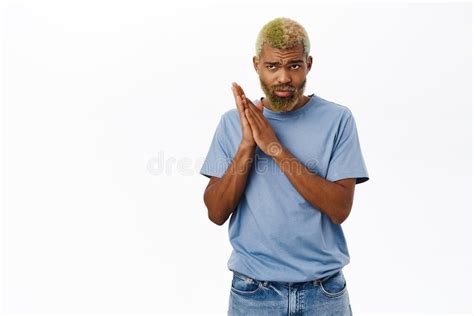 Portrait Of Scheming Man Rub His Hands Looking Devious Has Plan