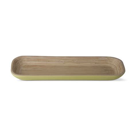 The Holiday Aisle® Bamboo Rectangle Serving Tray Wayfair