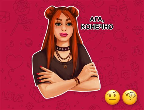 Sticker Pack Rocker Girl For Telegram Images Behance