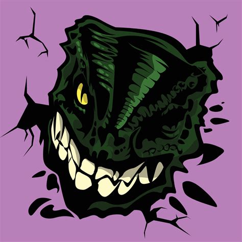 Ilustración De Cabeza Tirex 13918424 Vector En Vecteezy