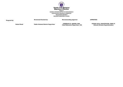 Kindergarten Class Program Submitted For Docx