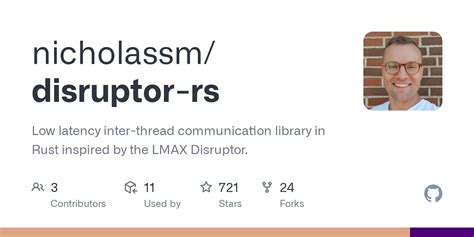 Github Nicholassmdisruptor Rs Low Latency Inter Thread Communication Library In Rust