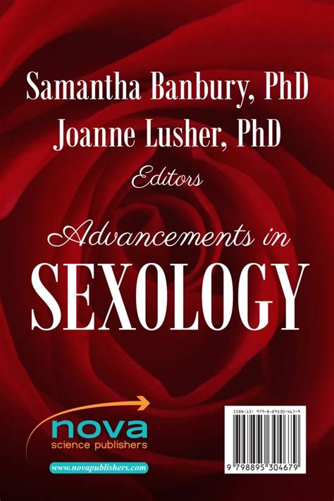 Advancements In Sexology Nova Science Publishers