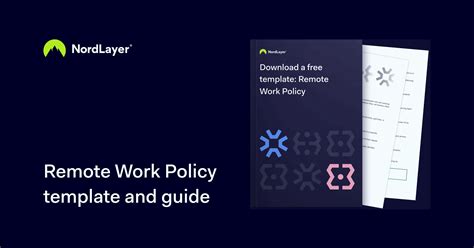 Remote Work Policy Template And Guide
