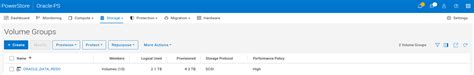Volume Groups Dell Powerstore Backup And Restore For Oracle Rac Data