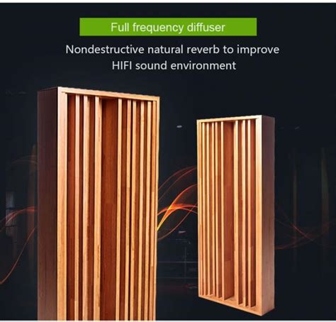 Conference Room 3d Sound Diffuser Panels Recording Solid Wood