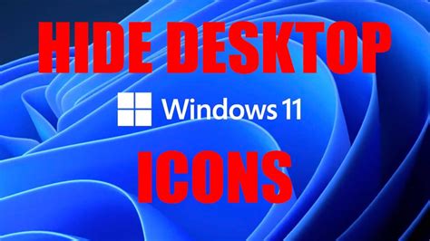 How To Hide Desktop Icons In Windows YouTube