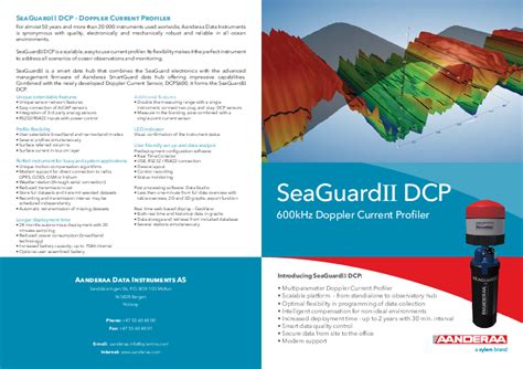 Aanderaa Data Instruments Device Database