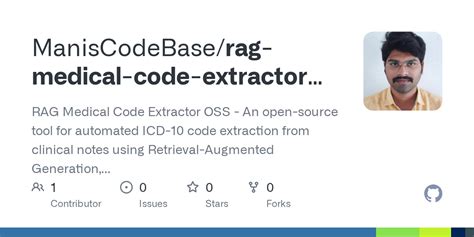 Rag Medical Code Extractor Ossapprepositories At Main · Maniscodebase