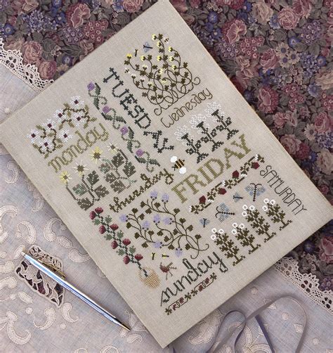 The Drawn Thread Book Of Days Cross Stitch Pattern 123stitch
