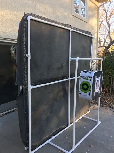 This Is An Archery Target And Backstop I Made Out Of Pvc And An Old Hot