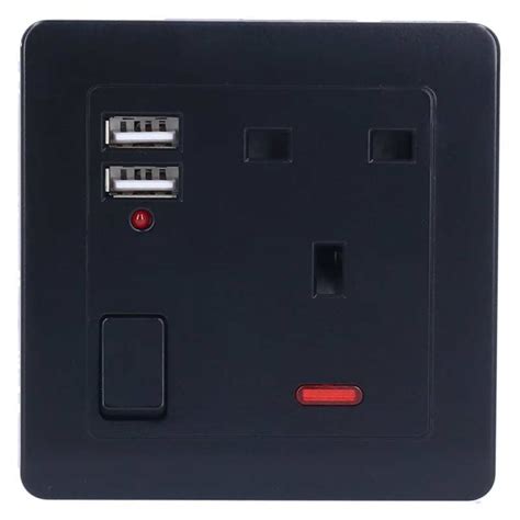 Multi Functional Wall Power Outlet Socket With 2 U Vicedeal