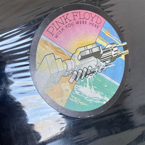 Pink Floyd Wish You Were Here 1975 Vinyl Lp With Pcardblackwrap 1st A1