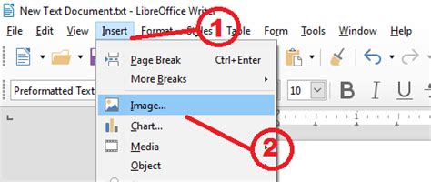 How To Insert Image In LibreOffice W Ajay