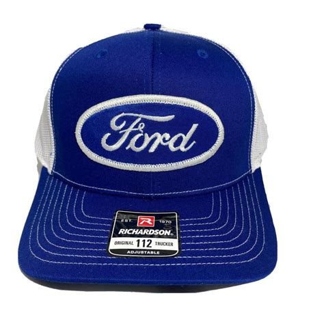 Ford Hat Ford Vintage Trucker Hat Ford Logo Patch On Mid Crown