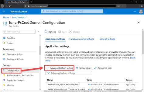 Azure App Configuration Key Vault Reference