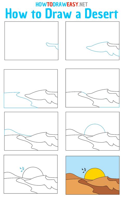How To Draw A Landscape Step By Step