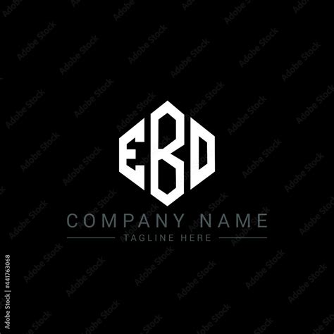 Ebo Letter Logo Design With Polygon Shape Ebo Polygon Logo Monogram