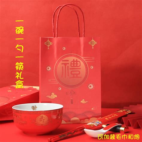 套装陶瓷寿碗定制生日老人答谢礼盒百岁祝寿中式老人寿宴回礼碗虎窝淘