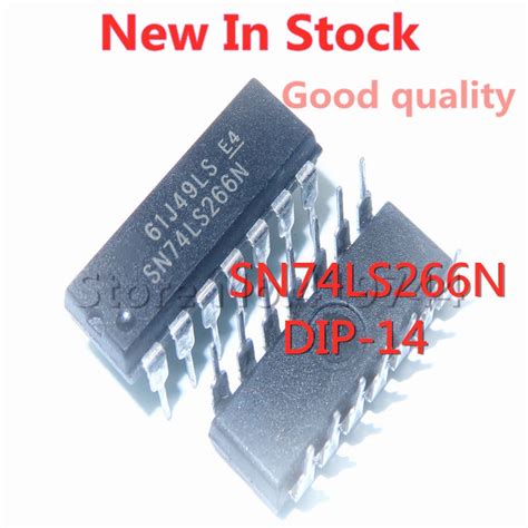 5pcslot 74ls266 Sn74ls266n Dip 14 Logic Gate And Inverter Xnor In